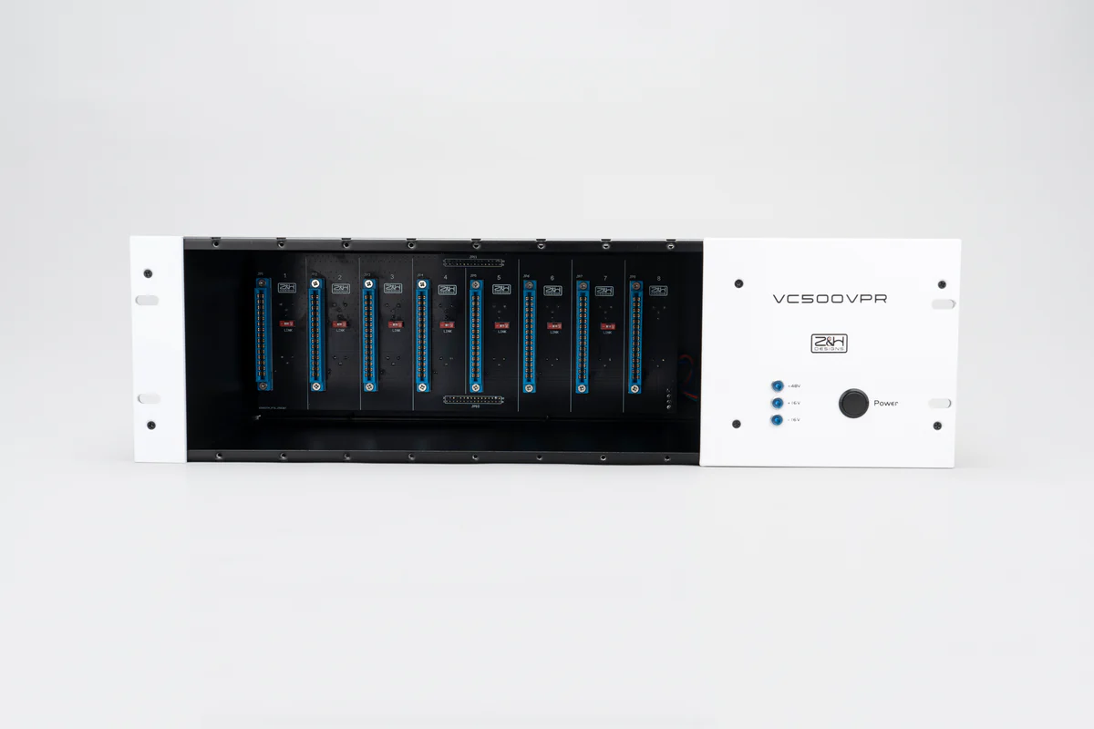 Z&H Designs VC500VPR 8-Slot 500 Series Power Rack V2(White) - Matrix ...
